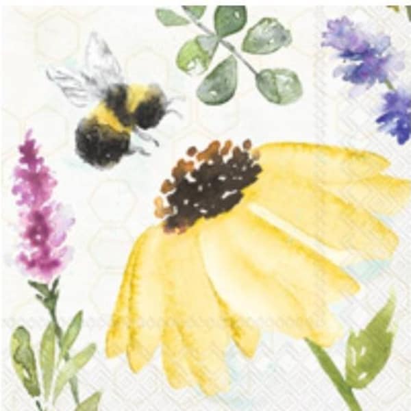 Bee Napkins - Etsy