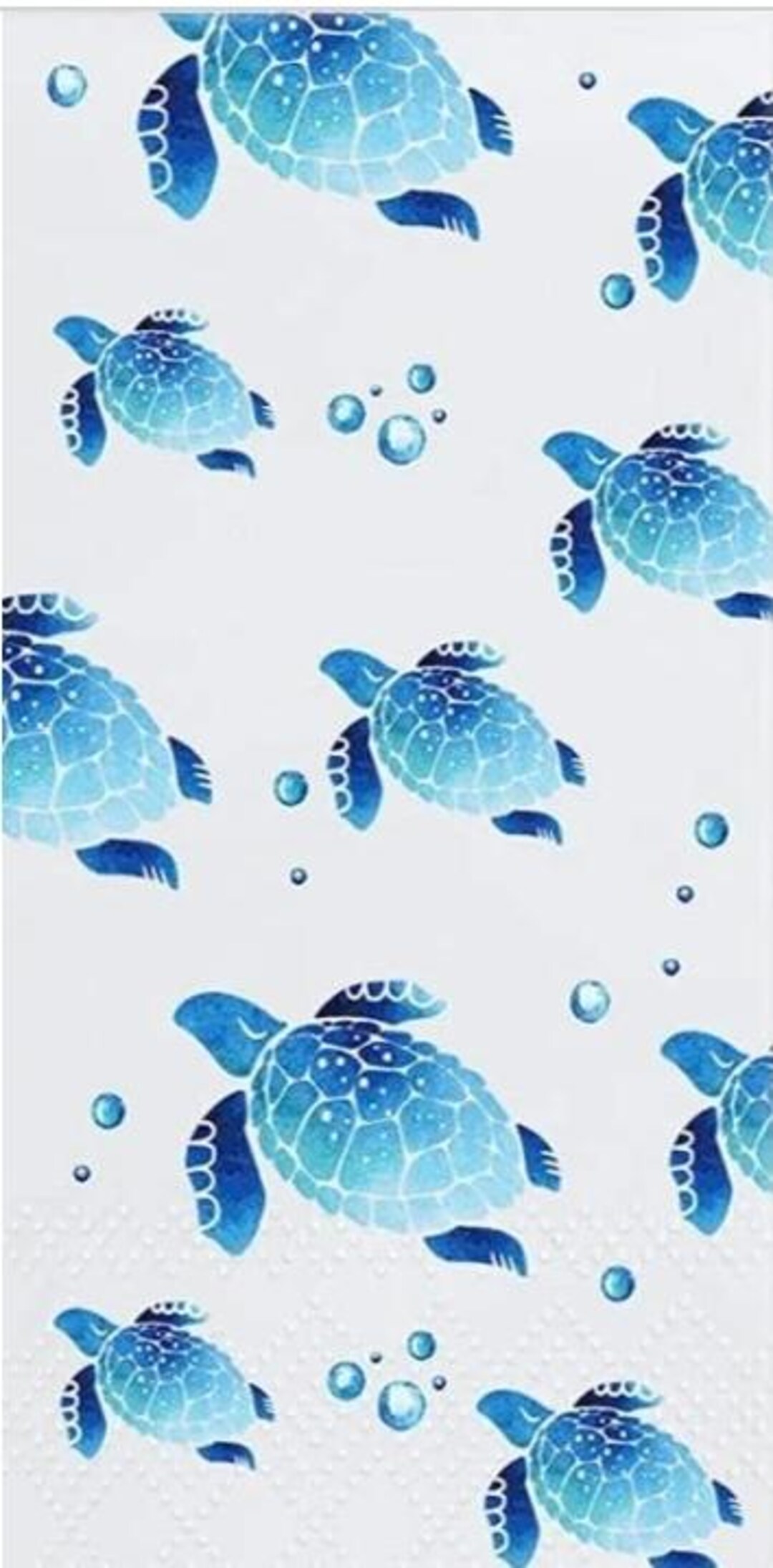2 Decoupage Napkins- Sea Turtle Paper Napkins- Set of 2 - Guest Size - Etsy