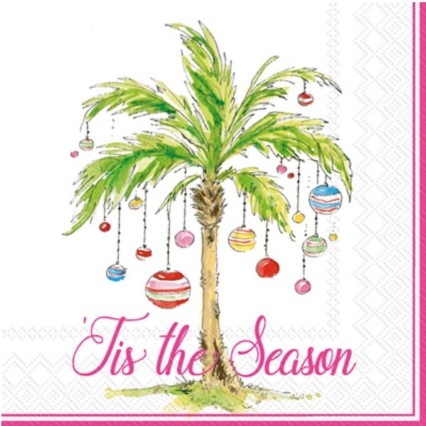 Palm Tree Napkin - Etsy