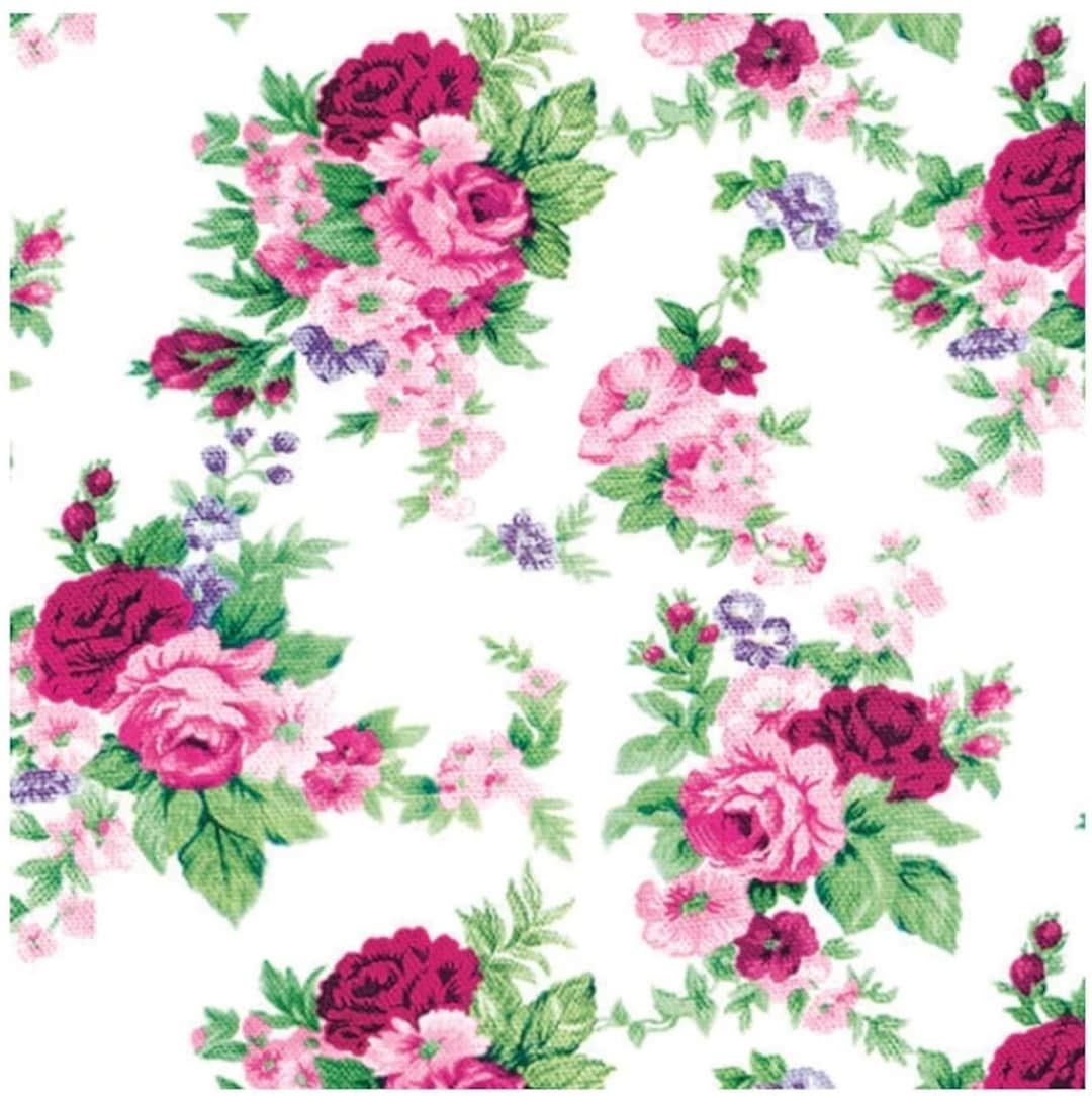 Decoupage Napkins Rose Paper Napkins Set of 3 Luncheon Size - Etsy