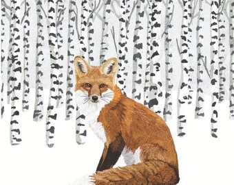 Fox Decoupage Napkins - Etsy