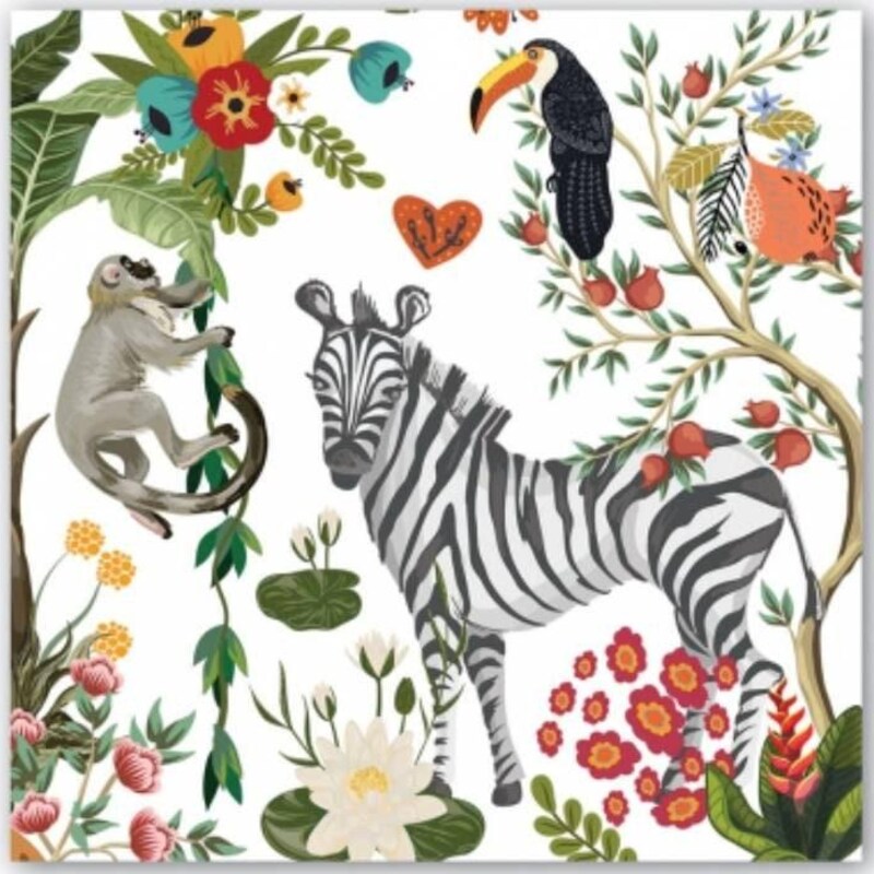 Animal Print Napkins - Etsy