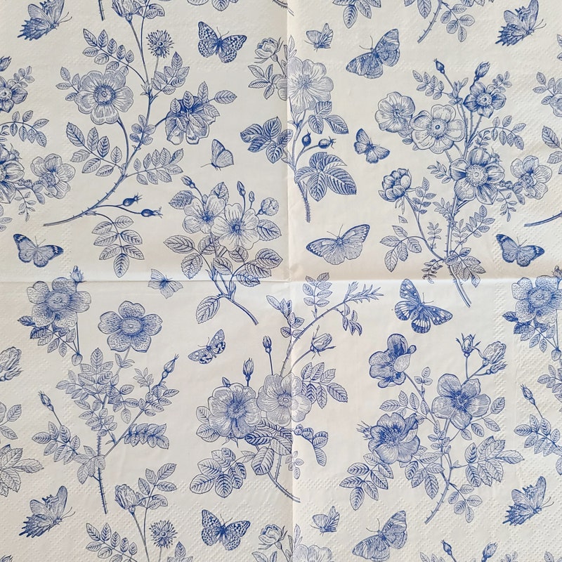 Toile Napkins - Etsy