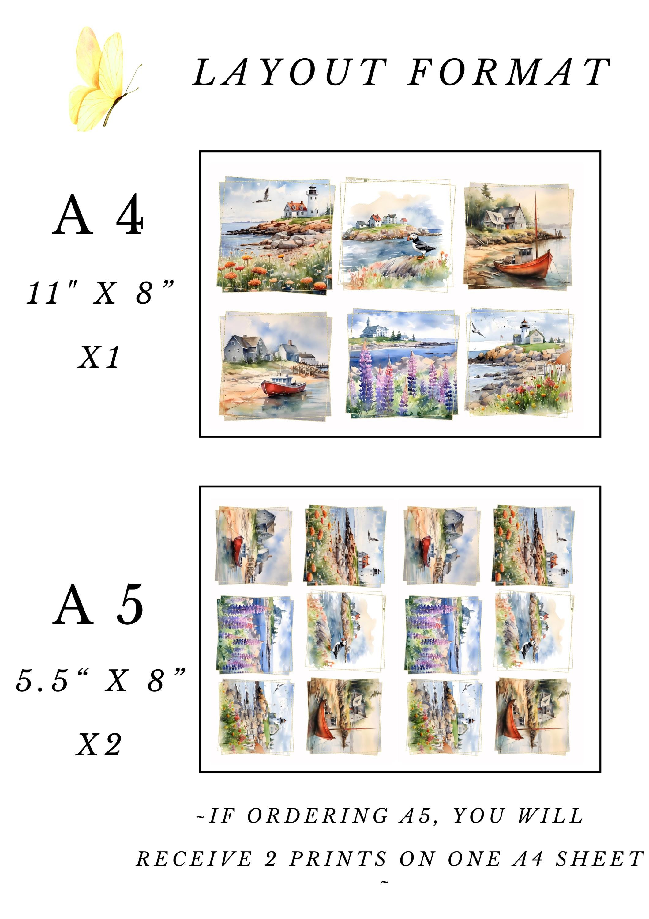 Rice Paper for Decoupage / Lighthouse Coastal Scenes / 1 Rice Paper ...