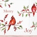 Decoupage Napkins- Christmas Cardinal Birds Paper Napkins- Set of 3 ...
