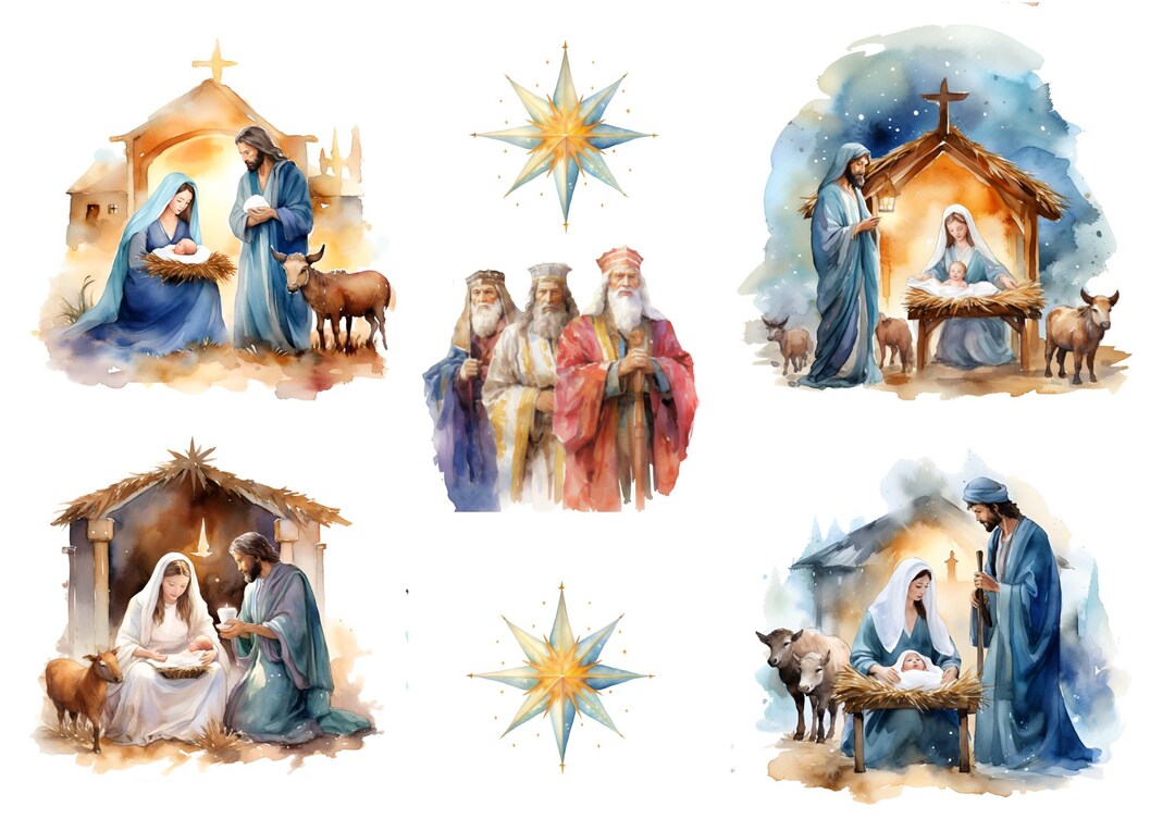 Rice Paper for Decoupage / Nativity / 1 Rice Paper / A4 / Customizable ...