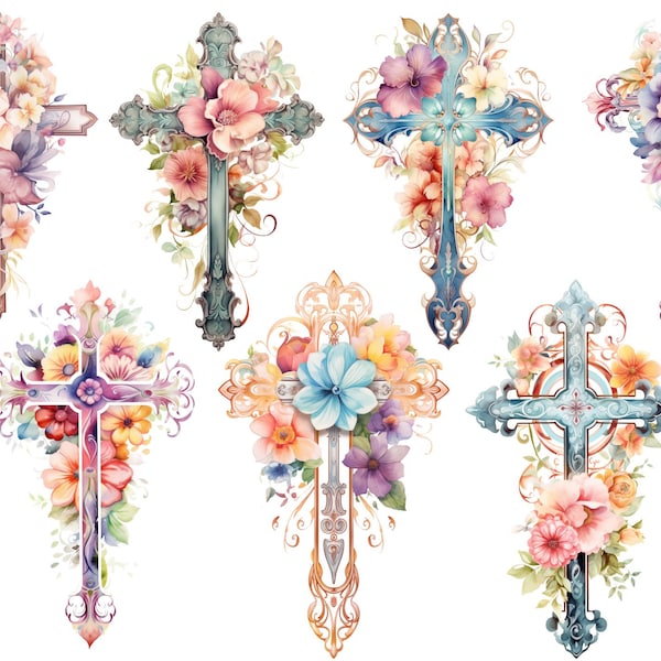Decoupage Cross - Etsy