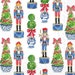 2 Decoupage Napkins- Nutcracker Topiary Christmas Tree Paper Napkins ...