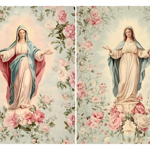 Rice Paper for Decoupage / Mother Mary Christian / 1 Rice Paper / A4 ...