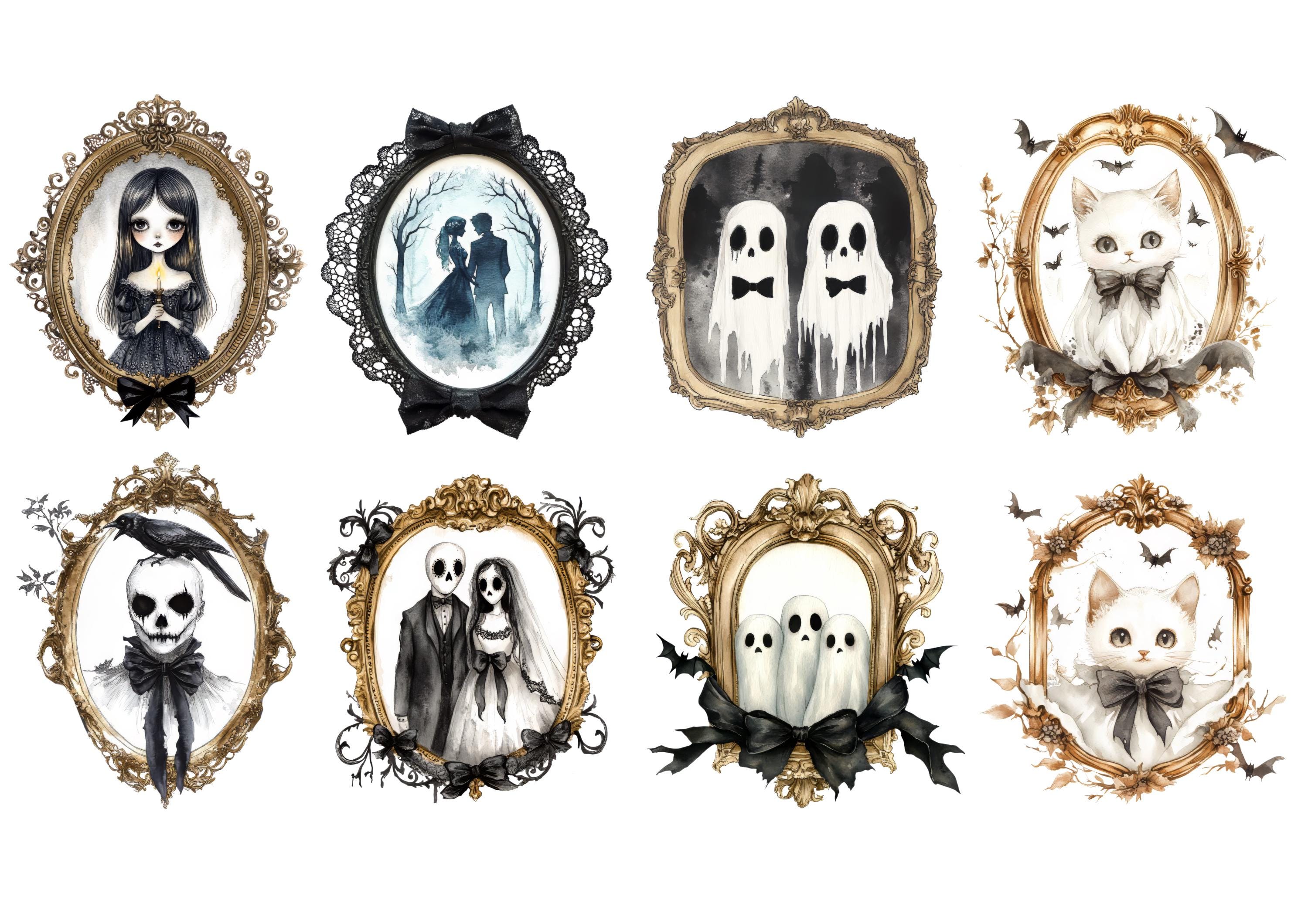Rice Paper for Decoupage / Halloween Ghost Ghosts Coquette Picture ...