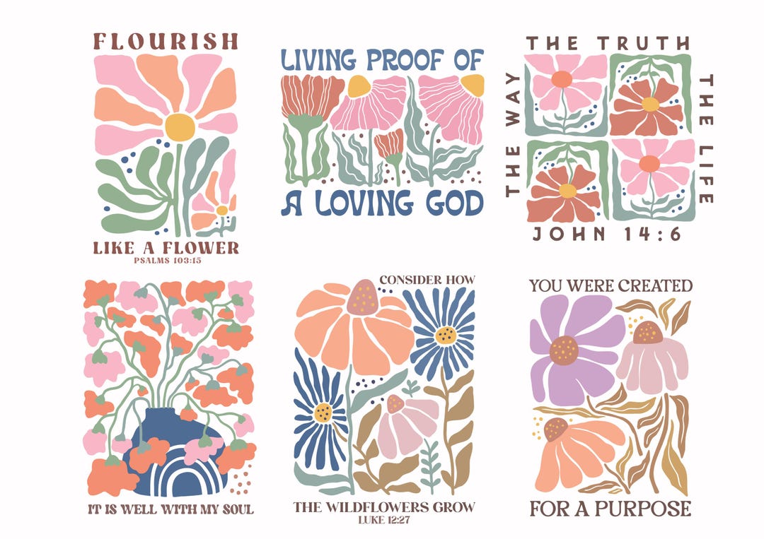 Rice Paper for Decoupage / Christian Scripture Flowers / 1 Rice Paper ...