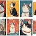 Rice Paper for Decoupage / Cat Cats Japanese / 1 Rice Paper / A4 / A5 ...