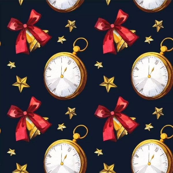 Decoupage Clock - Etsy