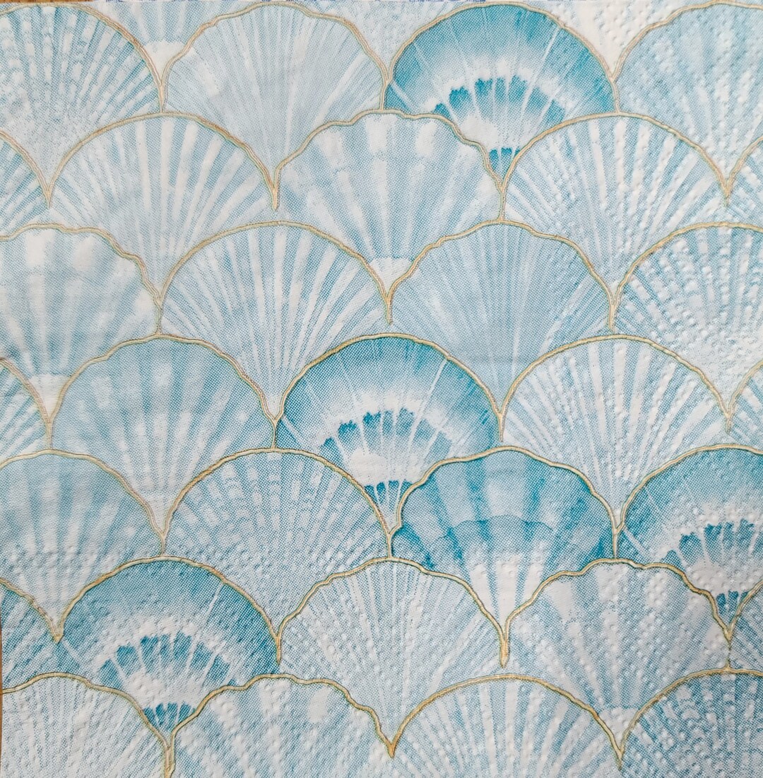 Decoupage Napkins Ocean Waves Paper Napkins Set of 3 Cocktail Size - Etsy