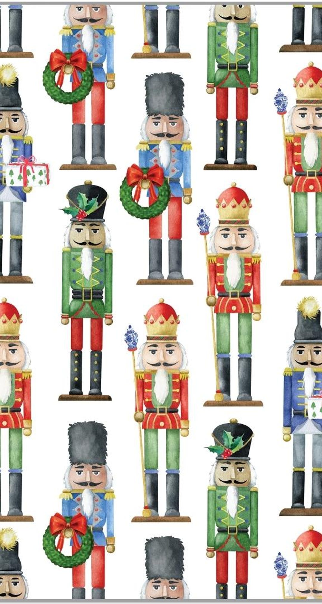 2 Decoupage Napkins- Christmas Nutcracker & Topiary Paper Napkins - Set ...