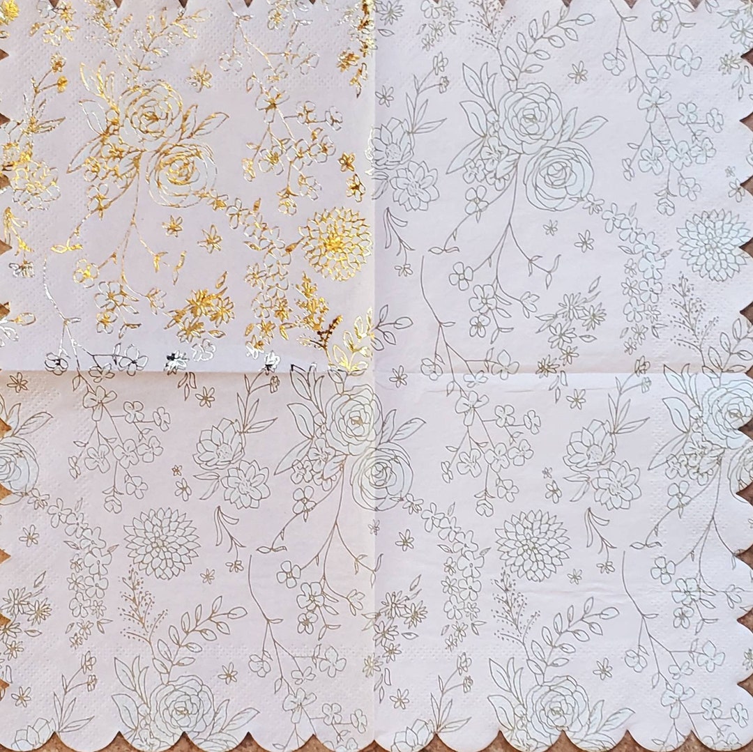 Decoupage Paper Napkins Set of 3 Ephemera for Scrapbooking, Card Making ...