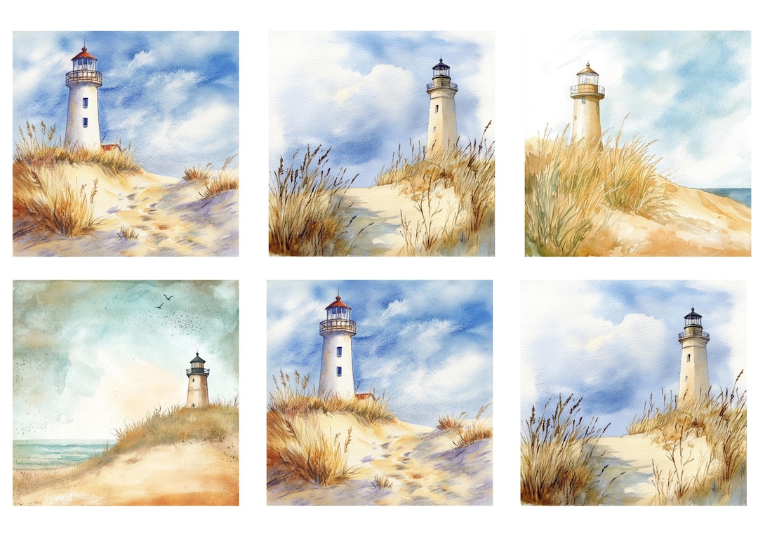 Rice Paper for Decoupage / Lighthouse Lighthouses / 1 Rice Paper / A4 ...