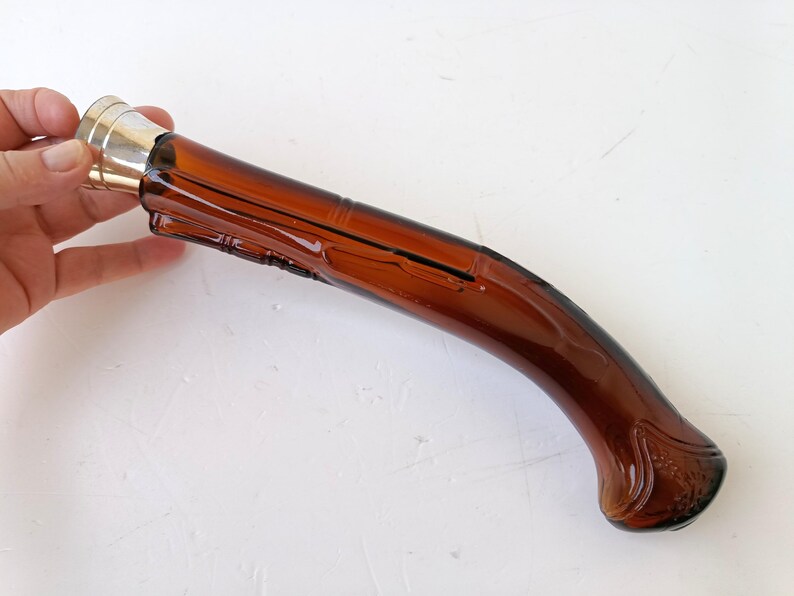 Collectible Vintage Avon Flintlock Gun Aftershave Bottle 1970s Brown ...