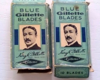 Gillette Razor Box - Etsy