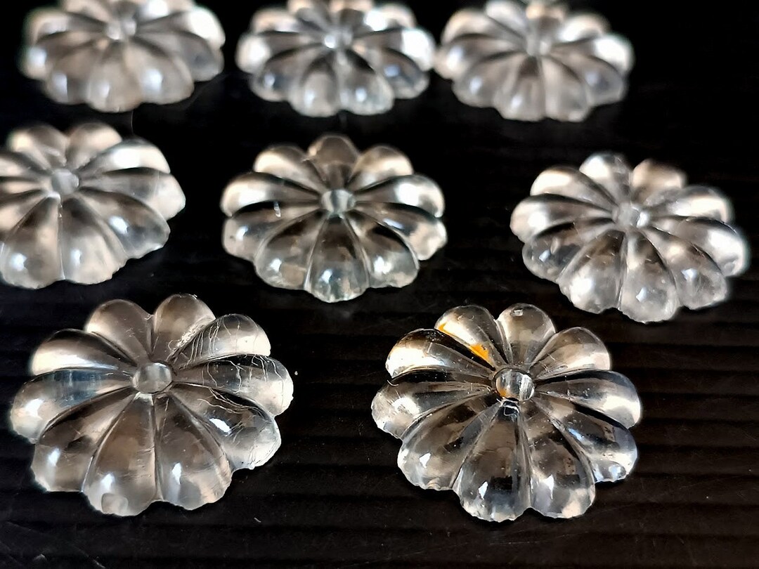 Floral Elements of Vintage Italian Glass Chandelier Lamp Replacement ...