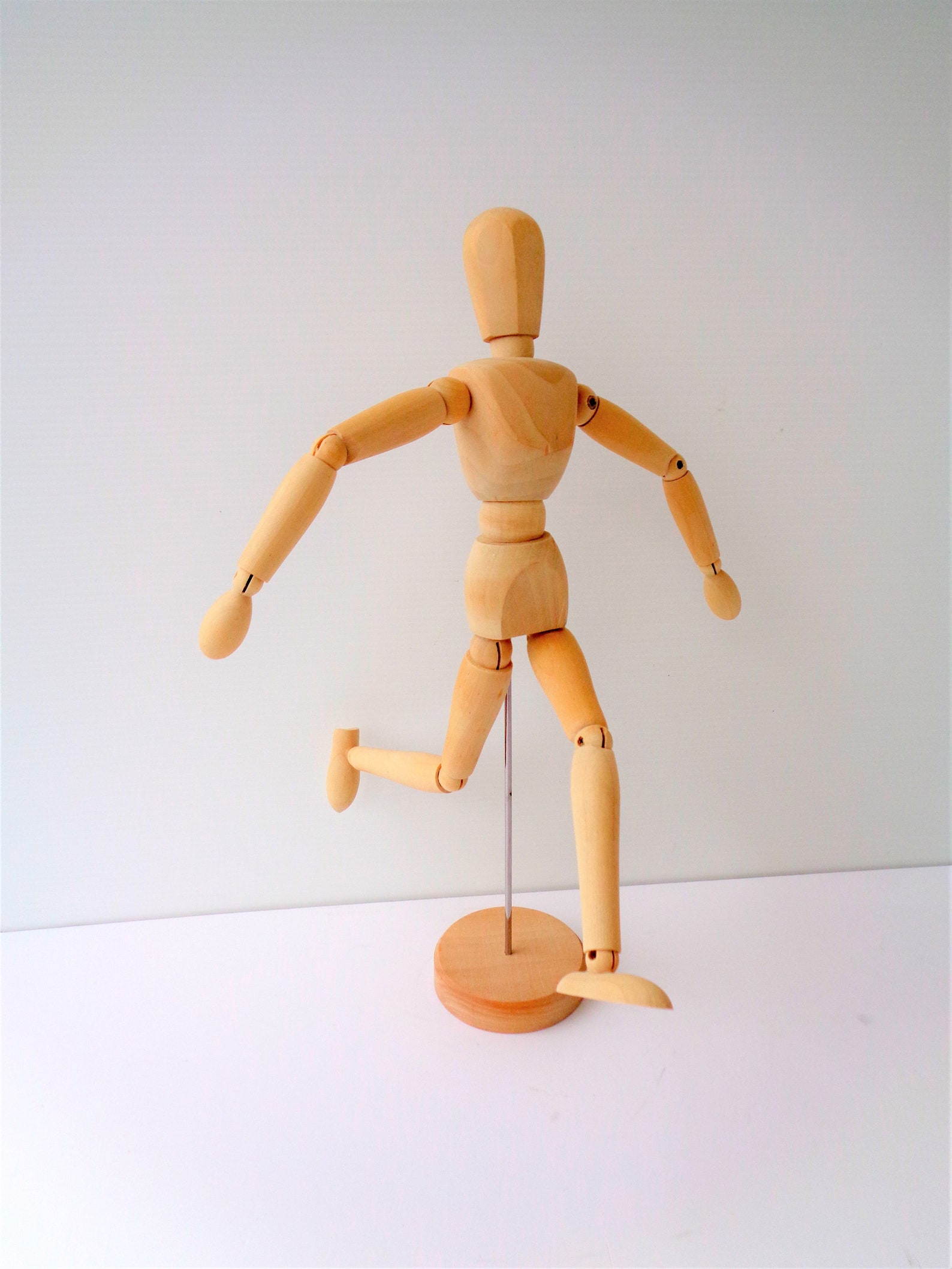 12 Inch Wooden Human Mini Mannequin With Flexible Joints | Etsy