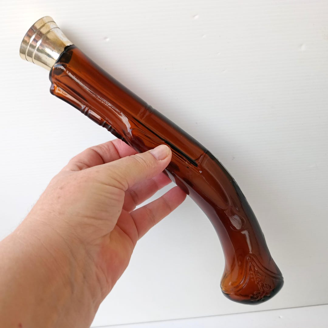 Collectible Vintage Avon Flintlock Gun Aftershave Bottle 1970s Brown ...