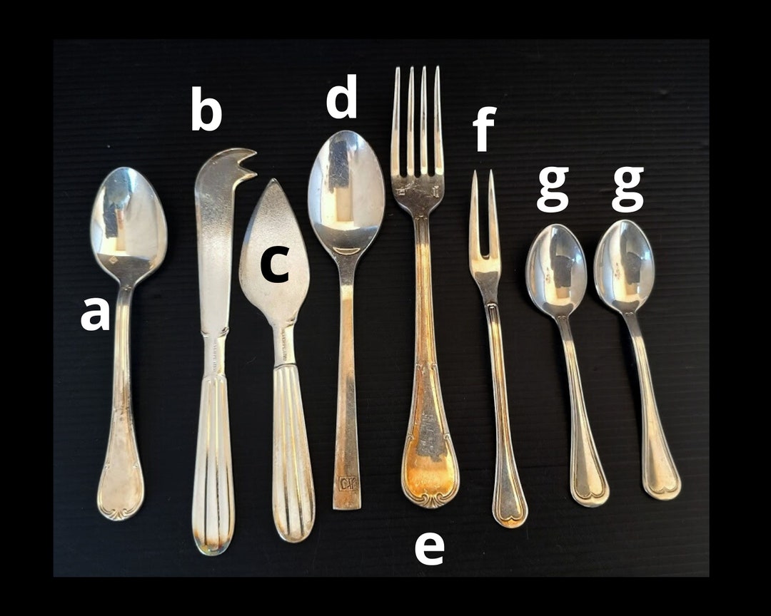 Flatware Food Photography Props Antique and Vintage Silver Plated ...