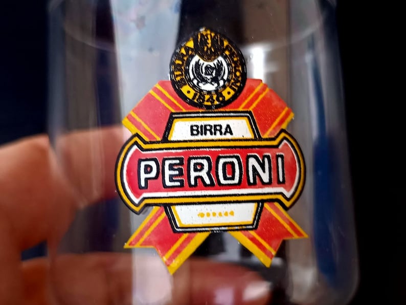 Rare Set 4 Collectible Italian Peroni 80s Glasses Italian Beer - Etsy