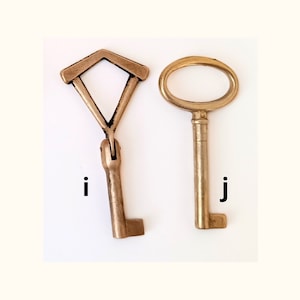 Vintage Italy Collectible Skeleton Folding Key, Ornate, Fancy ...