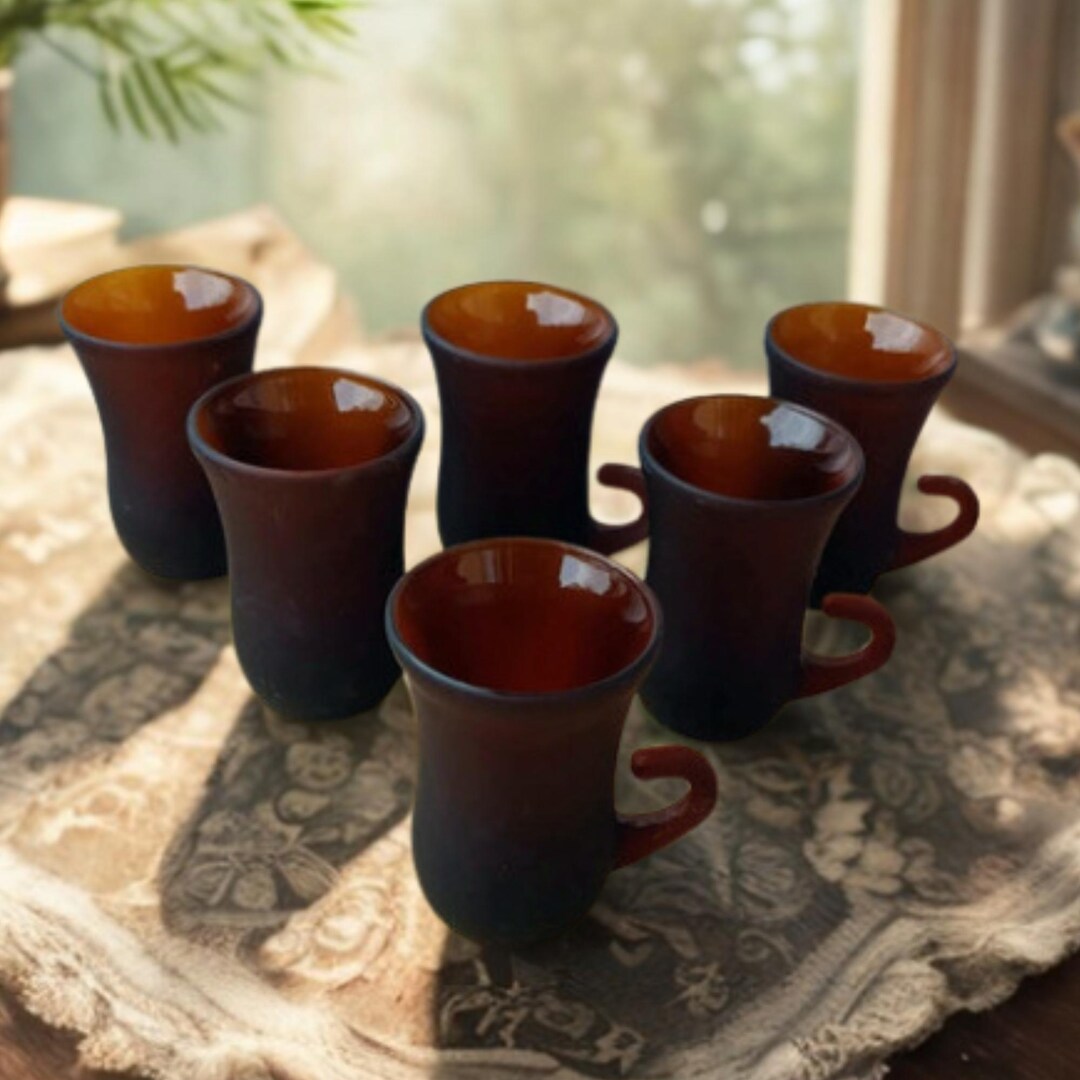 6 Vintage 60s Italian Espresso Cups, Vintage Liqueur Glasses, Set Retro ...