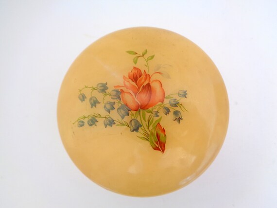 Genuine Alabaster box, Hand carved Jewelry box in gen… - Gem