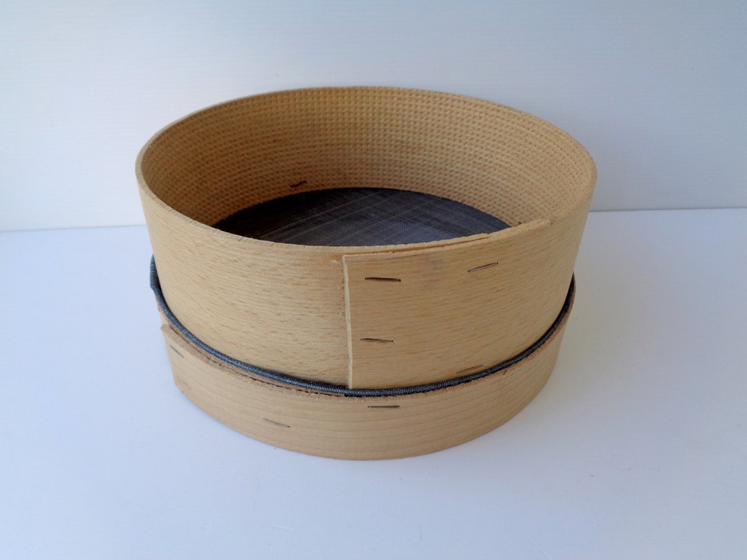 Old Wooden Sieve Italian, Grain Sieve, Old Farm Tool, Vintage Grain ...