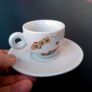 4 Kinds of Collectible Italian Coffee Bar Cups, Vintage Espreso Coffee ...