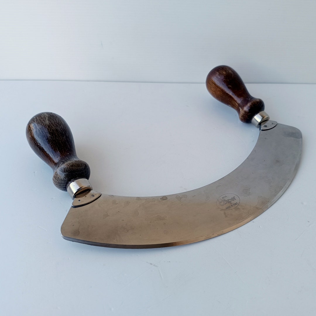 Antique Mezzaluna Rocking Knife Primitive Herb Chopper Old - Etsy