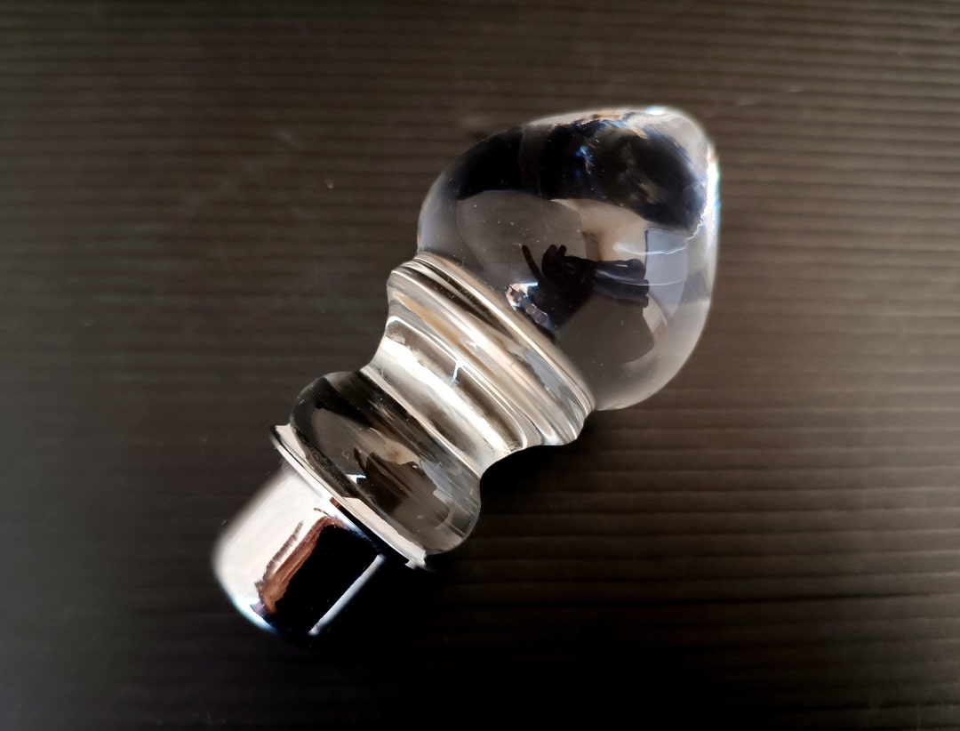 Vintage Italian Decorative Crystal Bottle Stopper Glass Bottle Stopper ...