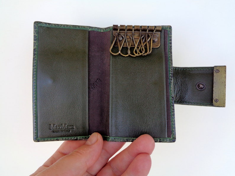 Vintage Italy pocked key holder branded MaxMara Genuine | Etsy