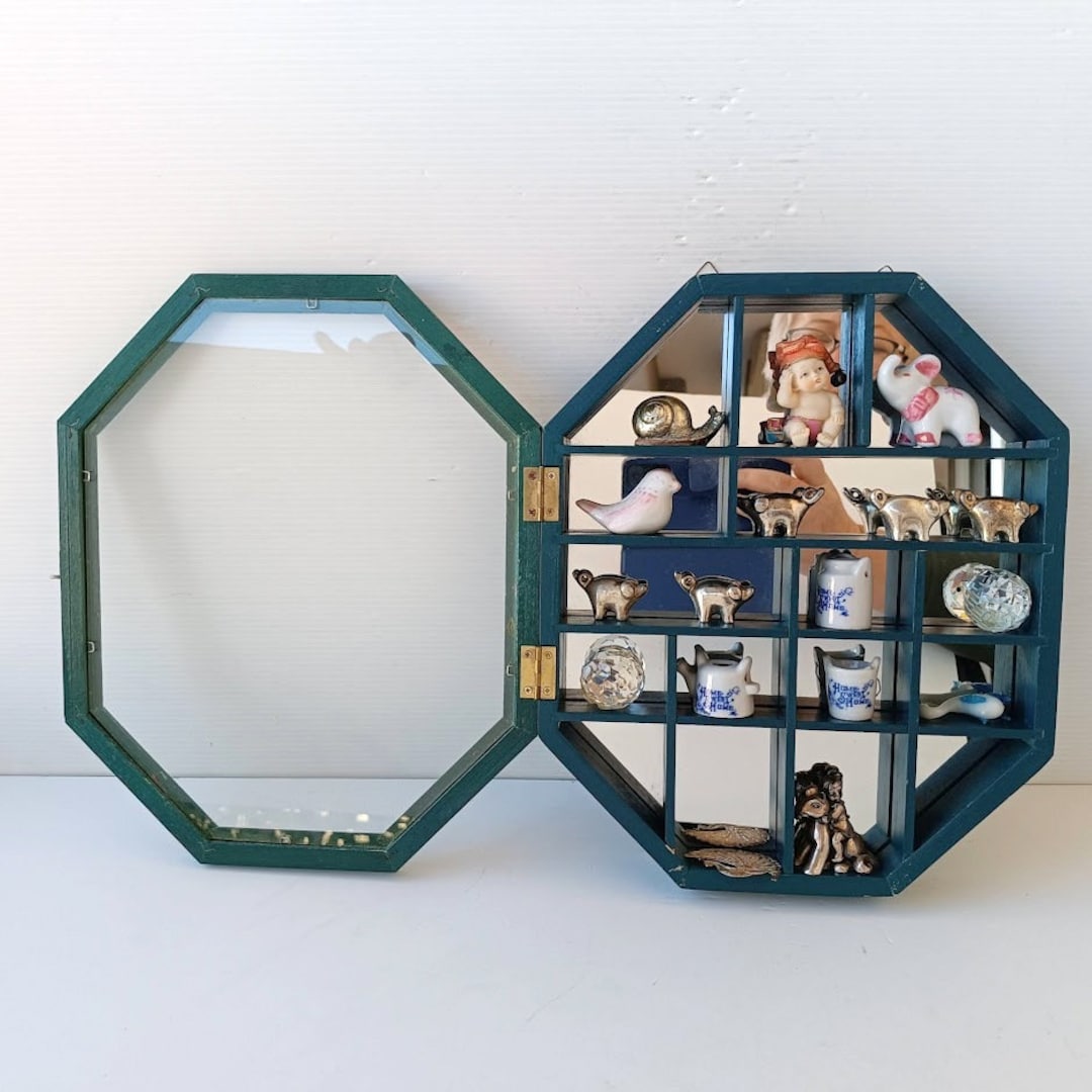 Wall Hanging Display Cabinet for Miniatures Collection, Collectible ...