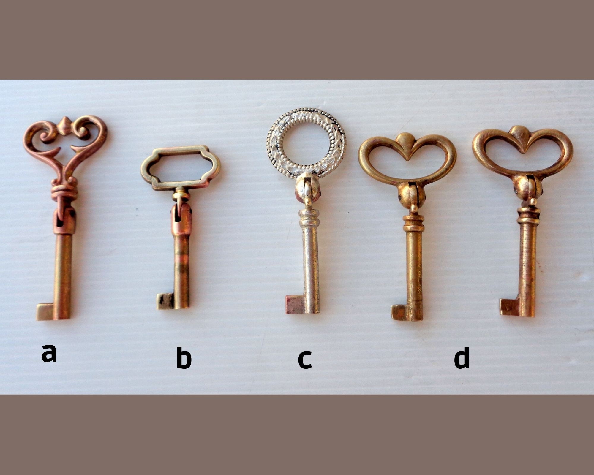 Fancy Heart Skeleton Key