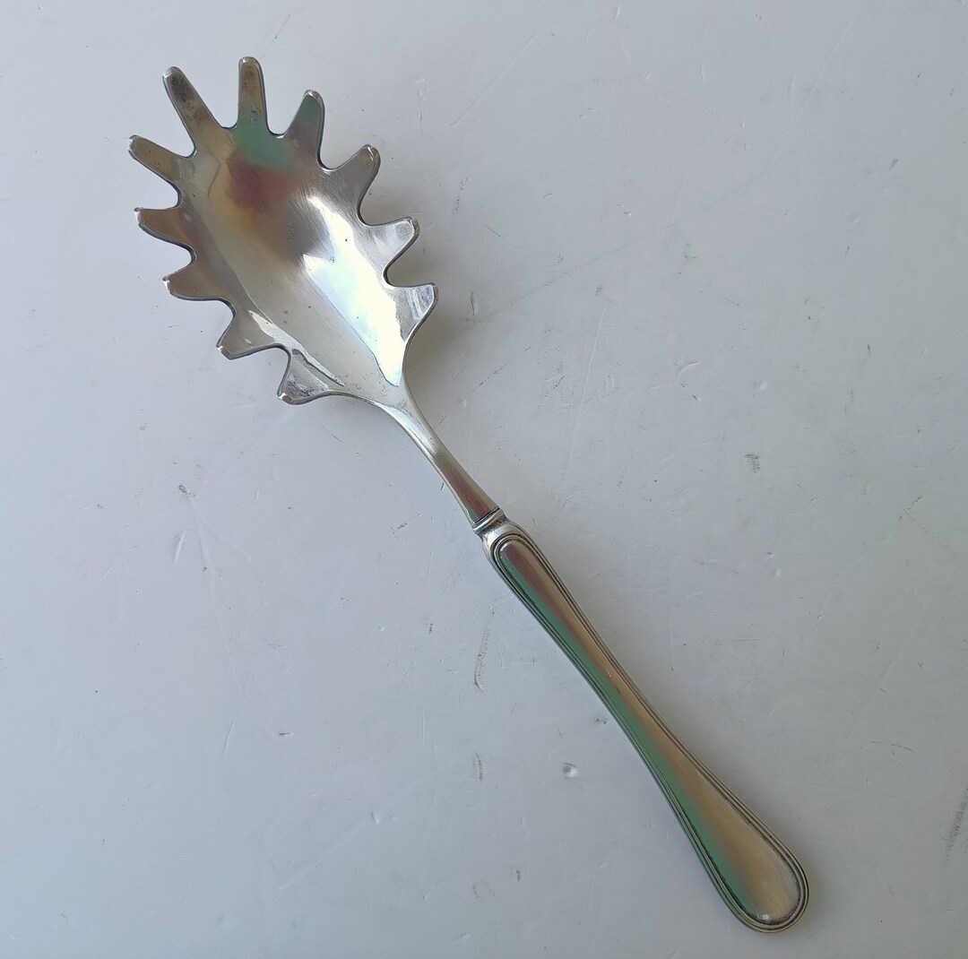 Vintage Italy Silverplated Spaghetti Server, Sheraton Marked Pasta ...