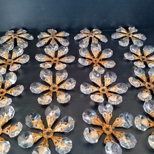Rare Find Vintage Italian Crystal Chandelier Lamp Replacement Parts ...