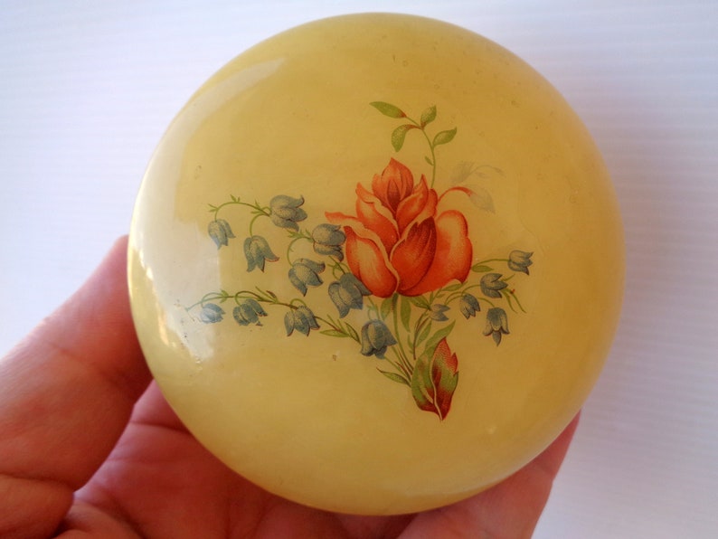 Genuine Alabaster Box, Hand Carved Jewelry Box in Genuine Stone, Italy ...