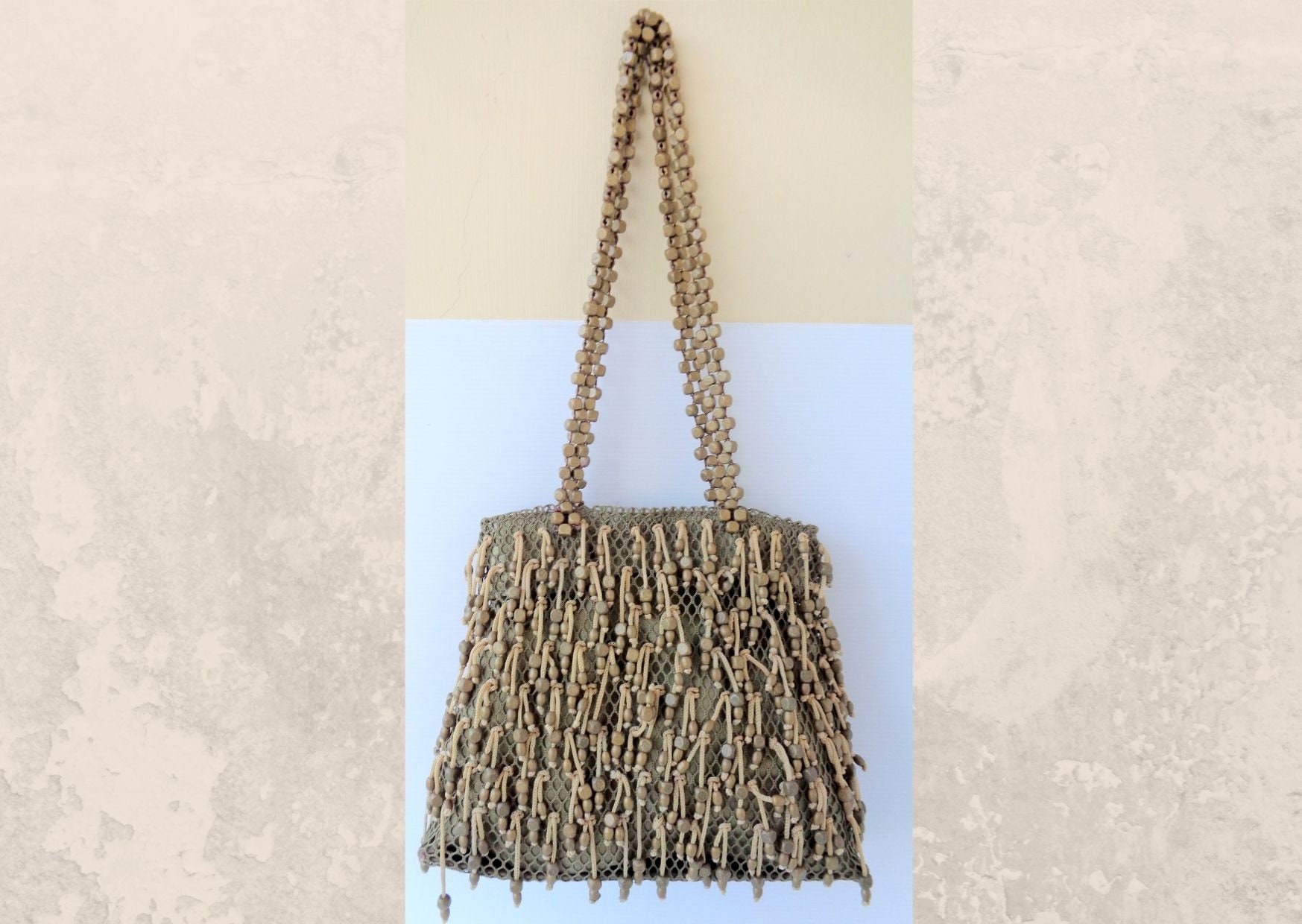 Beaded Vintage Italian Marked Cap&cap Bag Antique Gold Color - Etsy