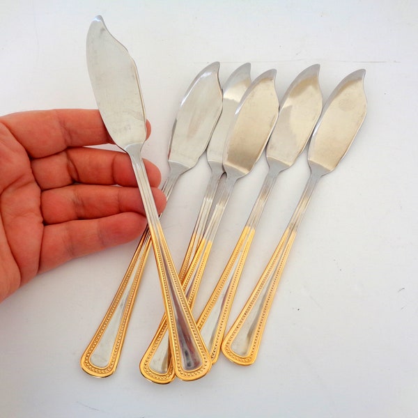 Inox Gold Flatware - Etsy