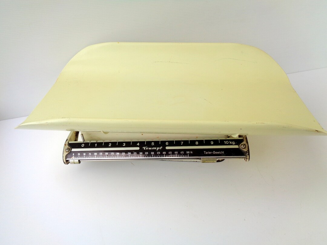 Antique Baby Scale, Vintage Countertop Scale, Hospital Weight Scale ...