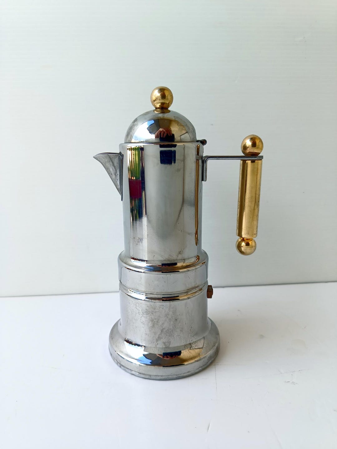 Set in Inox 18/10 Espresso Coffee Maker for 2 Cups VEV Mod.depositato ...