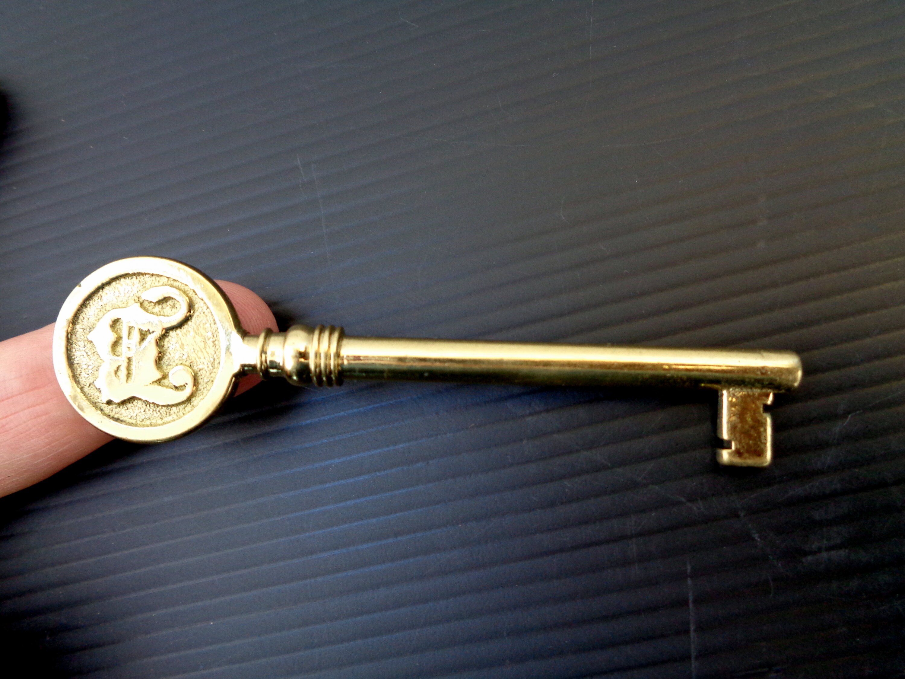 Vintage Italy Collectible Brass Skeleton Key Ornate Fancy - Etsy