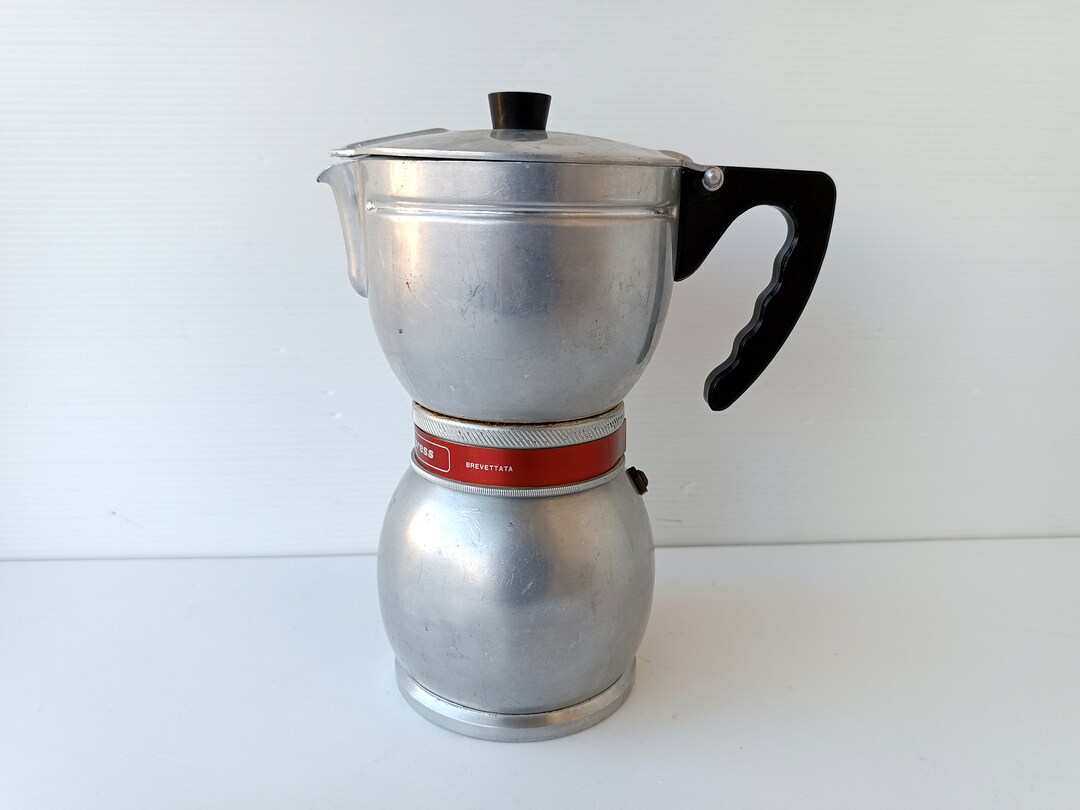 Vintage Italian Coffee Maker Domus Express Brevettata Italy, Aluminum ...