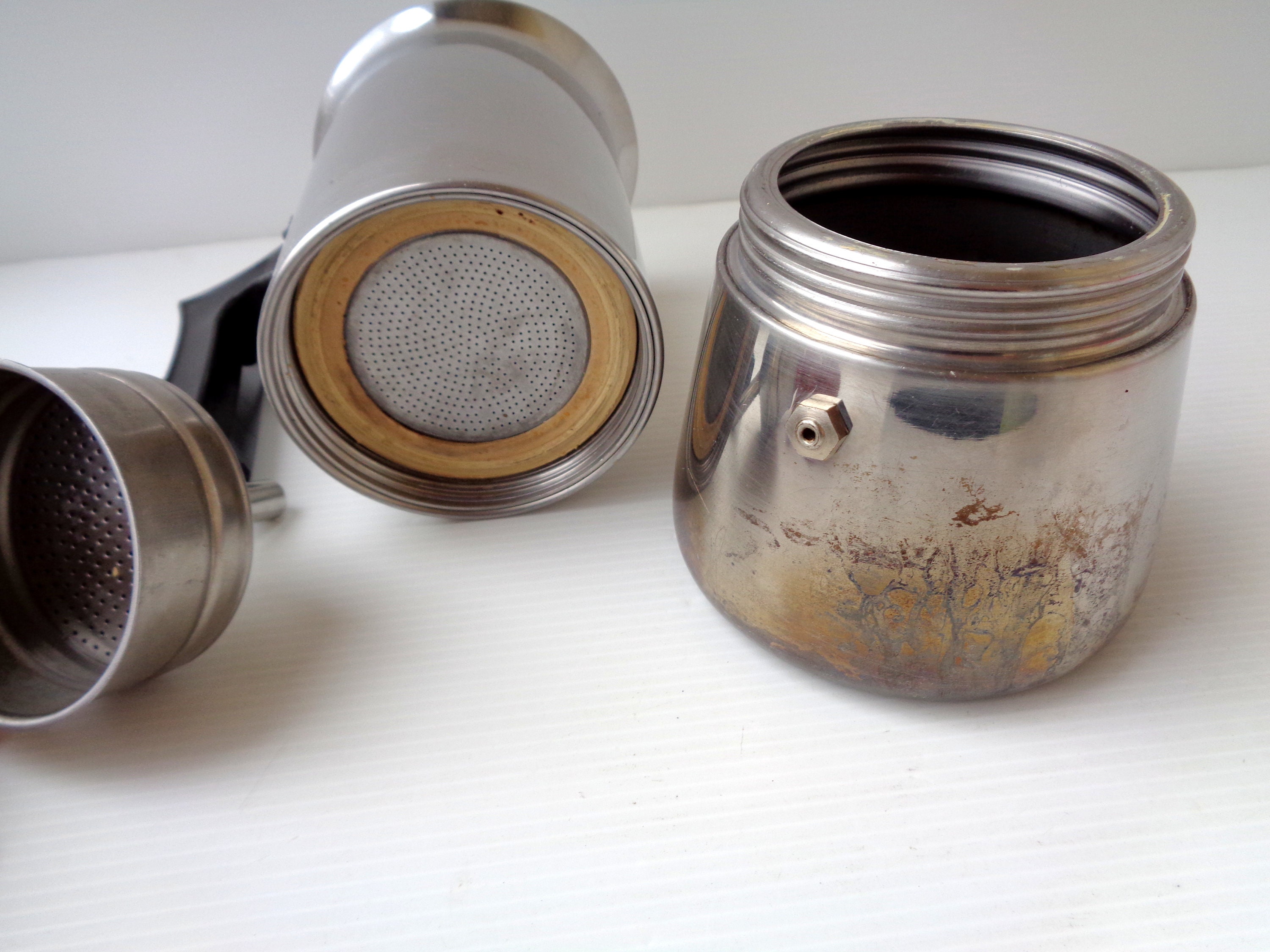 Vintage Italian Inox Large Coffee Maker Espresso Machine - Etsy