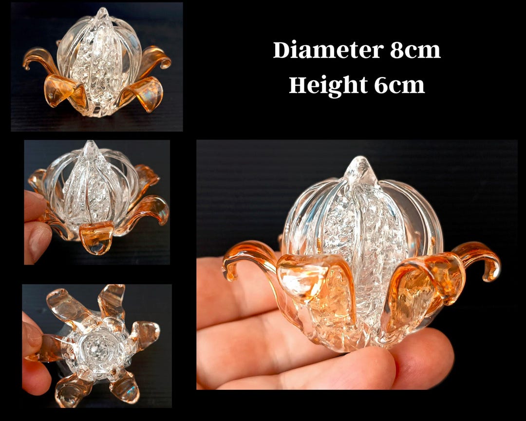 Hand Blowed Glass Flowers Replacement, Special Shaped Flowers Spare ...