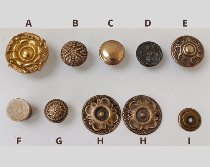 Vintage Italy Antique Brass Handles Knobs Drawer Knobs Knockers Home Decor Drawers Wardrobe ...